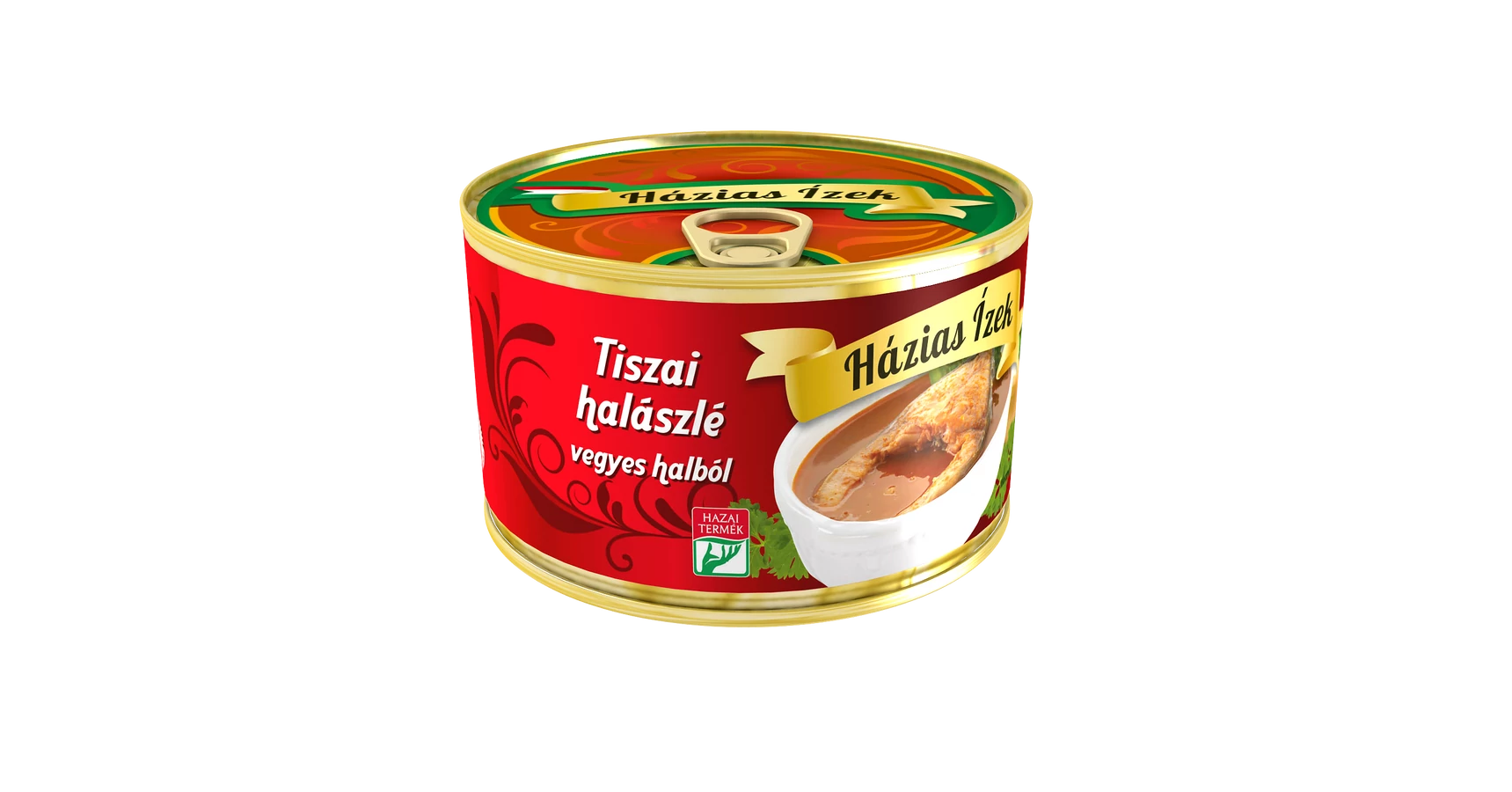 Tiszai halászlé vegyes halból konzerv 400g - Tiszai halászlé - Szegedi ...